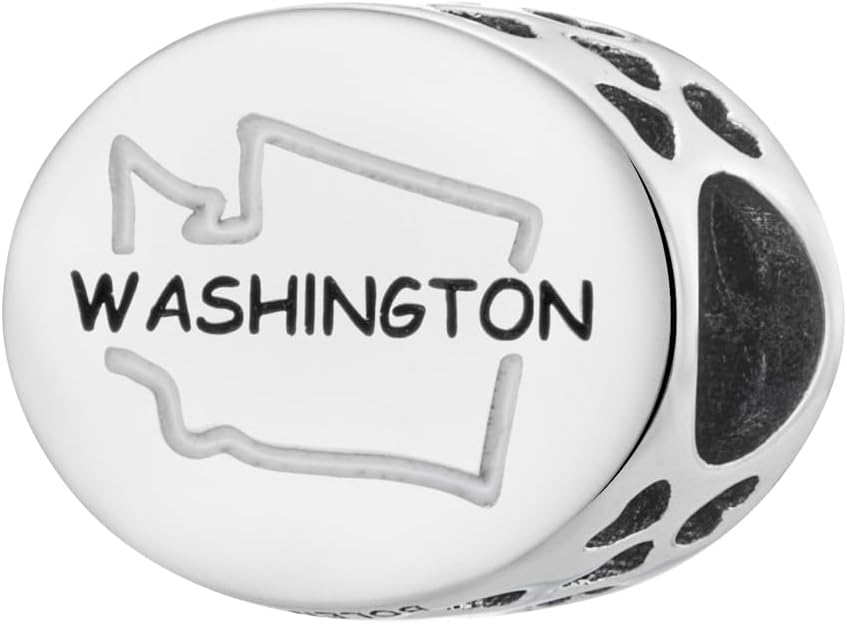 Washington State Bead Charm | BOLENVI